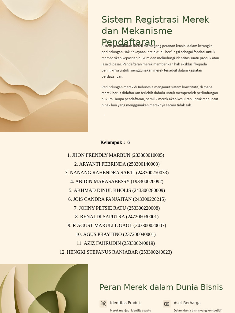 Panduan Pendaftaran Merek di Indonesia | PDF