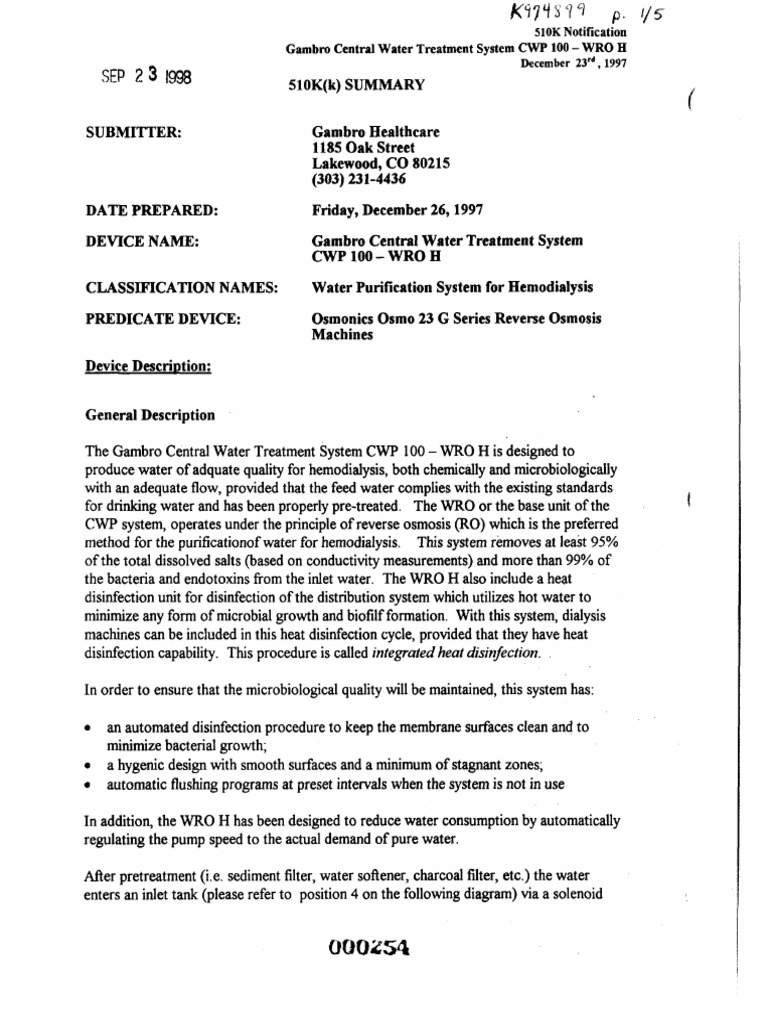 Fresenius 4008s | PDF