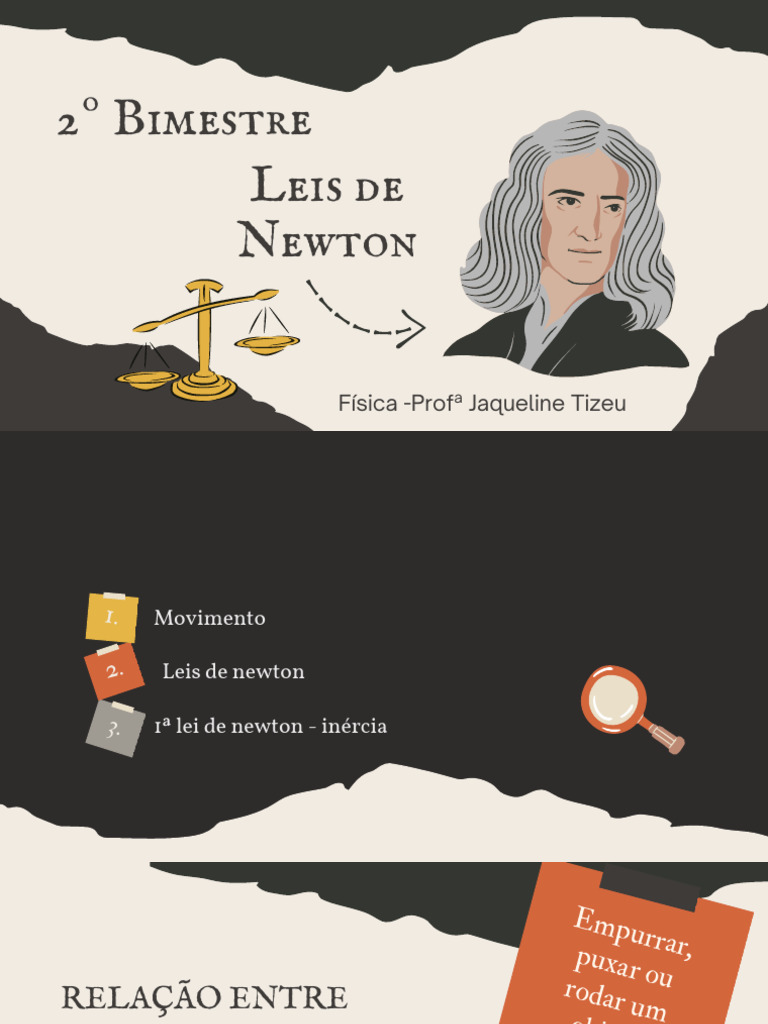 Mapa Mental das Leis de Newton | PDF | Força | Aceleração