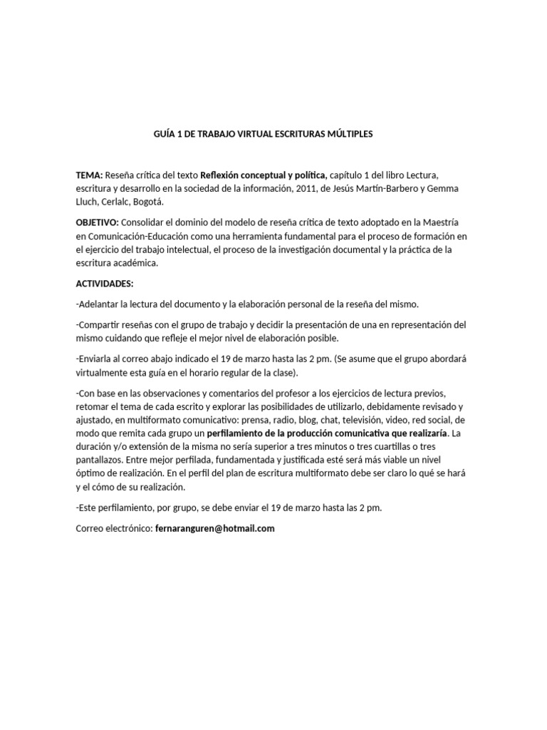 Guía 1 Trab Virt Escr Mult | PDF