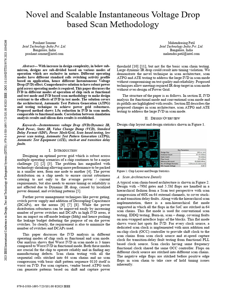 VD Based Scan Test Method 2023 | PDF | Electricity | Computer Engineering