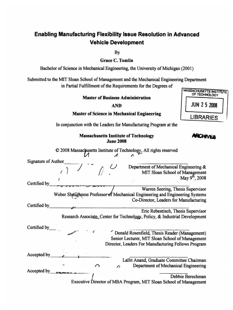 272404435-MIT | PDF | General Motors | Performance Indicator