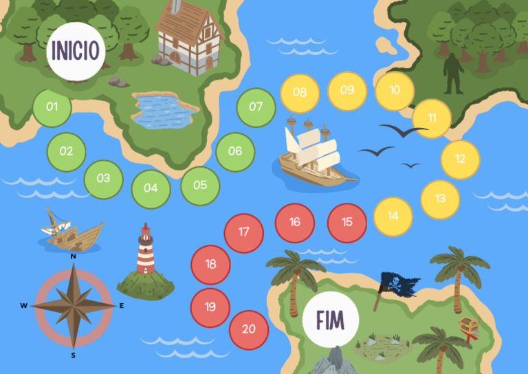 Colorful Interactive Game A4 Document (Landscape) | PDF