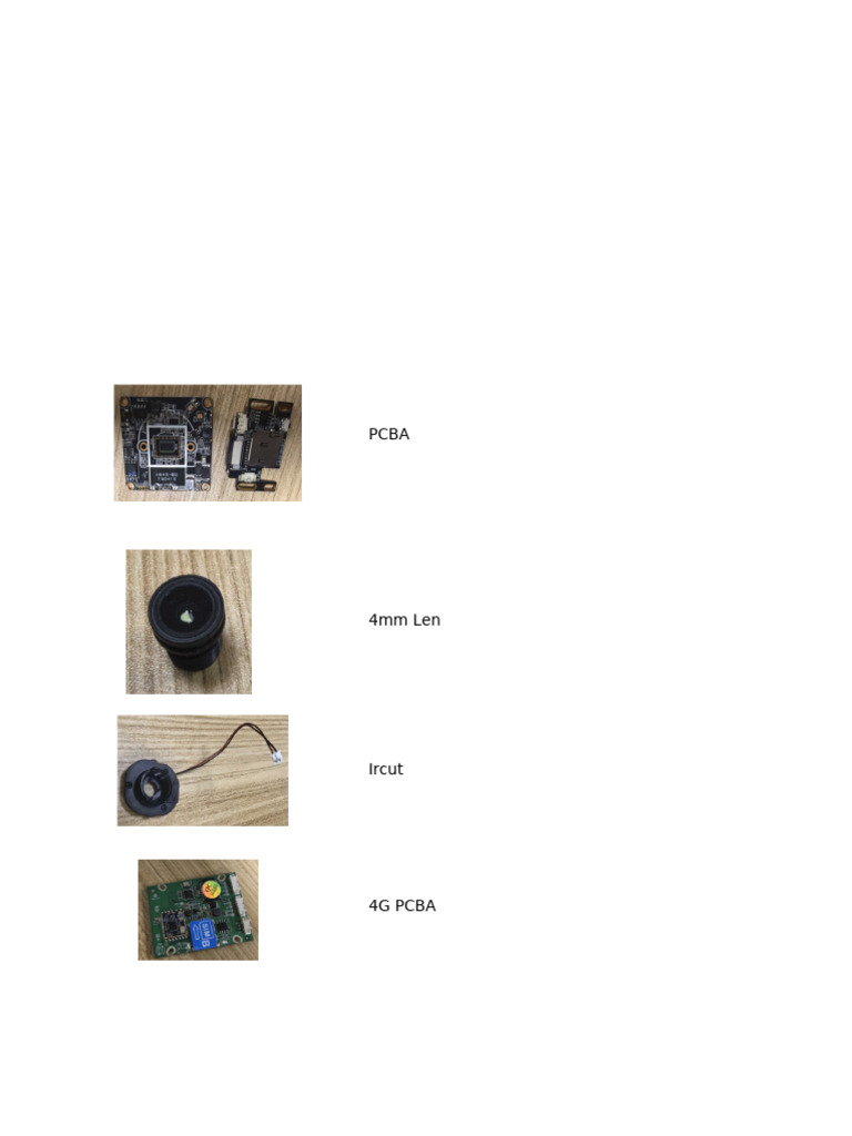 4G PCBA Components and Specs | PDF