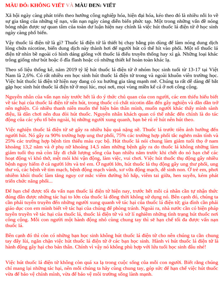 Văn 7C Minh Thư | PDF