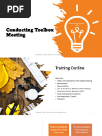 TOOLBOX SAFETY MEETING Form | PDF