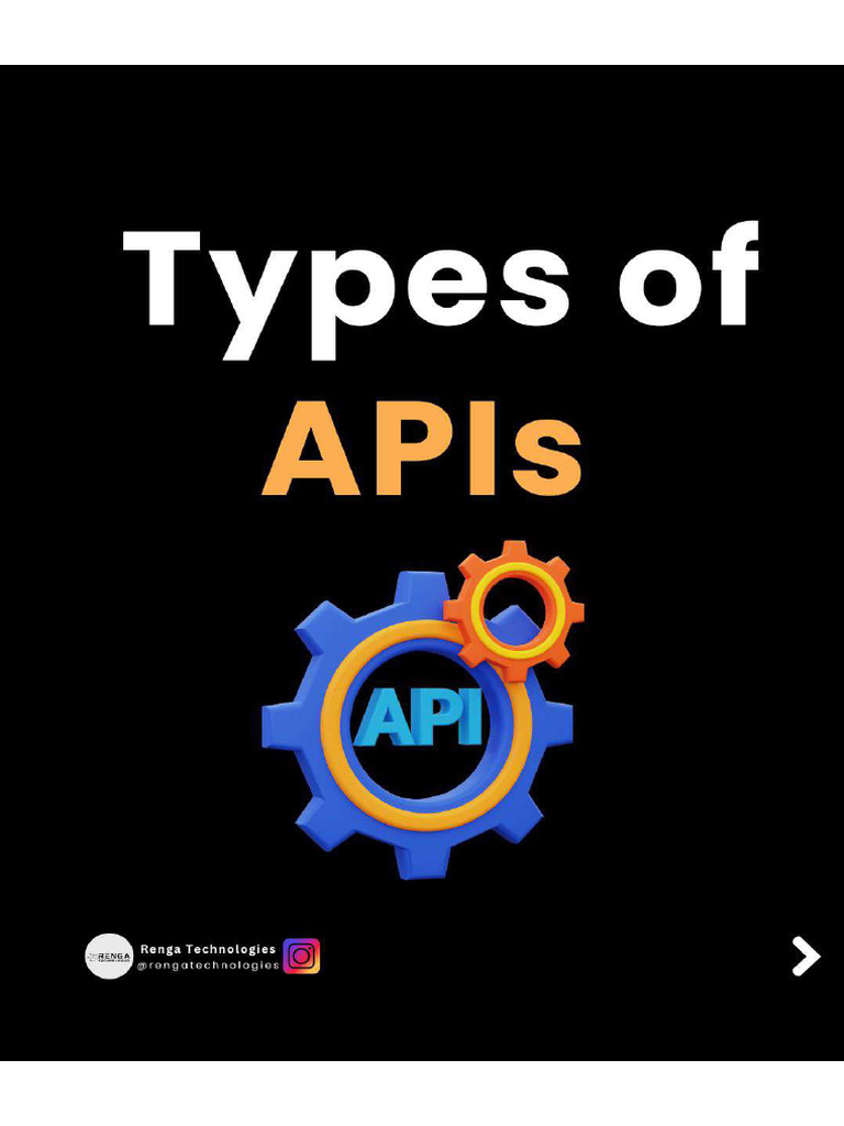 Types of APIs | PDF