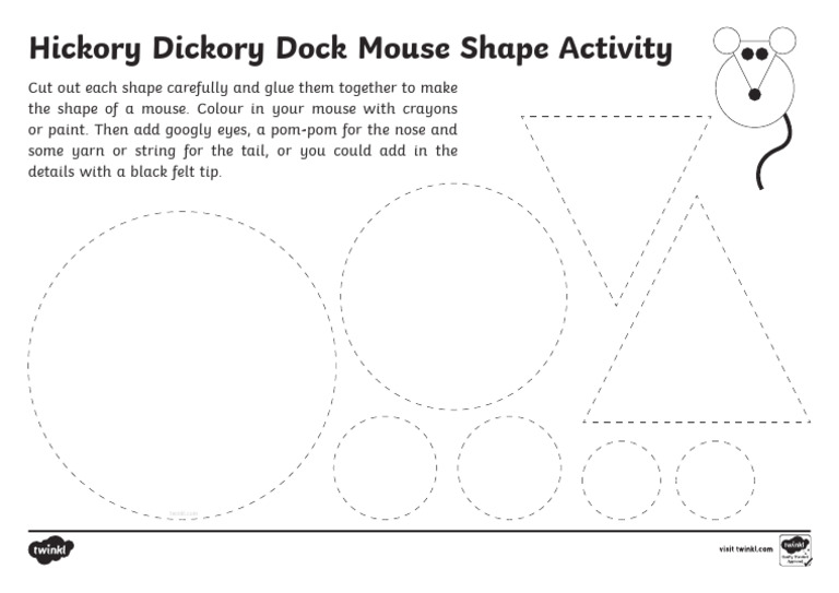 T L 52713 Hickory Dickory Dock Mouse Craft Activity Ver 1 | PDF