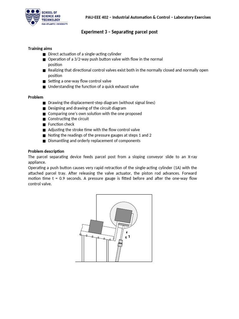 Experiment 3 - Separating Parcel Post | PDF