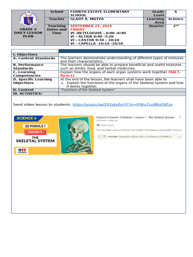 q1 Sci DLP w1d24 Offline | PDF