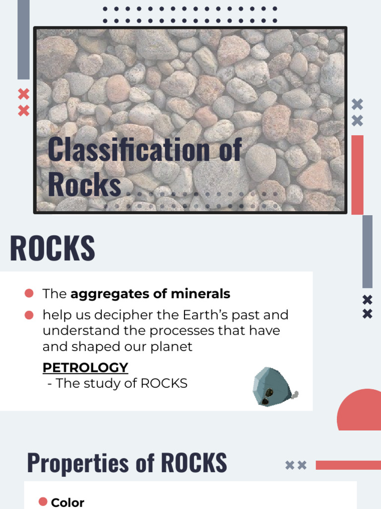Study Note #5-Classifications of Rocks | PDF
