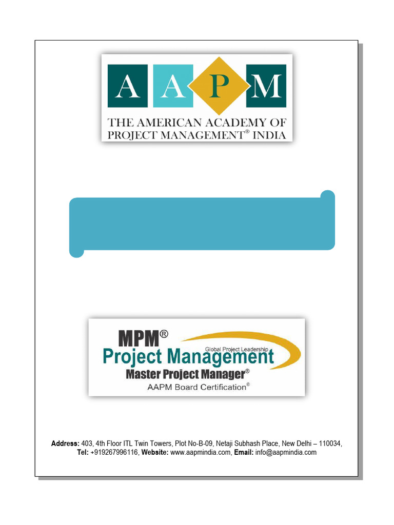Combine - Project Management Detailed Curriculum | PDF | Project ...