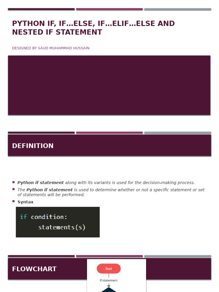 If, Else (LectureNo 3) | PDF