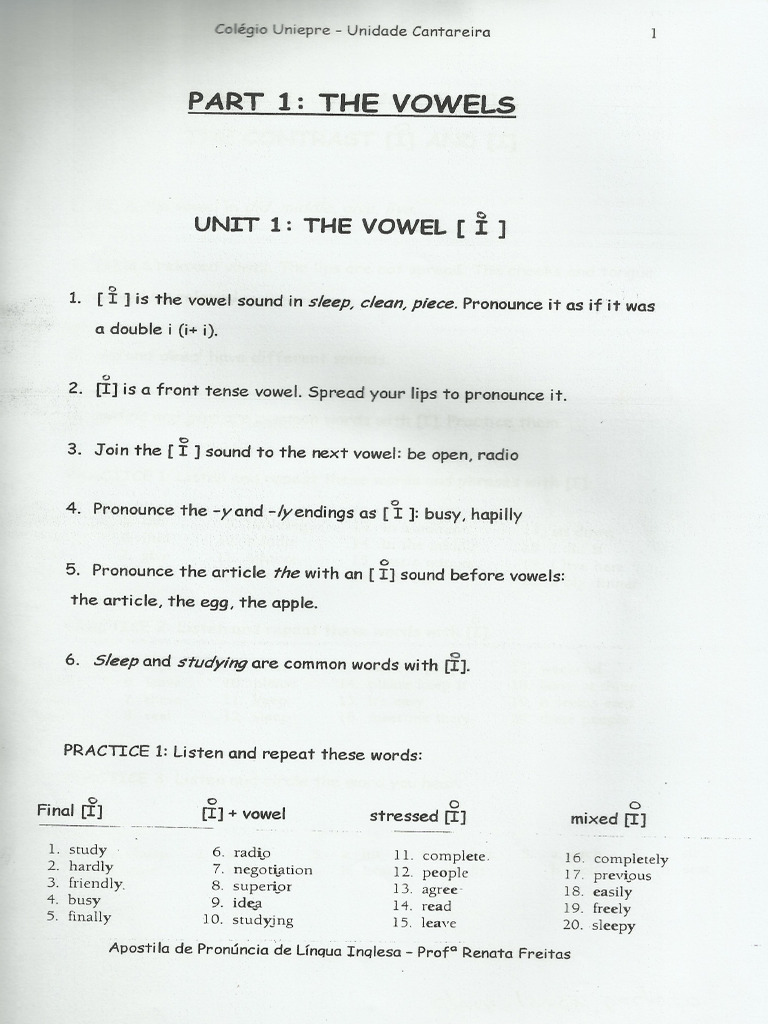 FOP - Units 1 and 2 | PDF