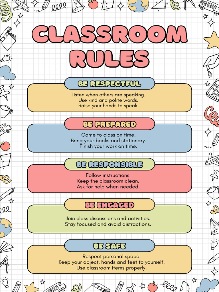 My Classroom Rules | PDF