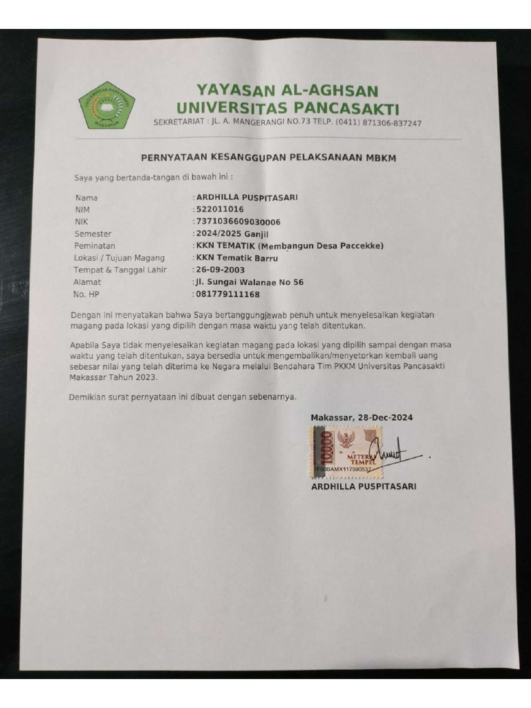 Persyaratan (MBKM) | PDF