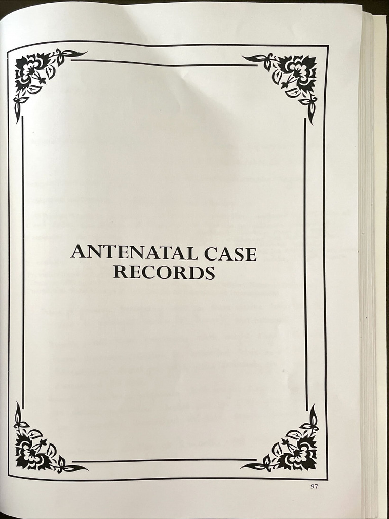 Antenatal and Gynaec and Family Planning | PDF