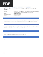 Monthly Report January 2025 | PDF