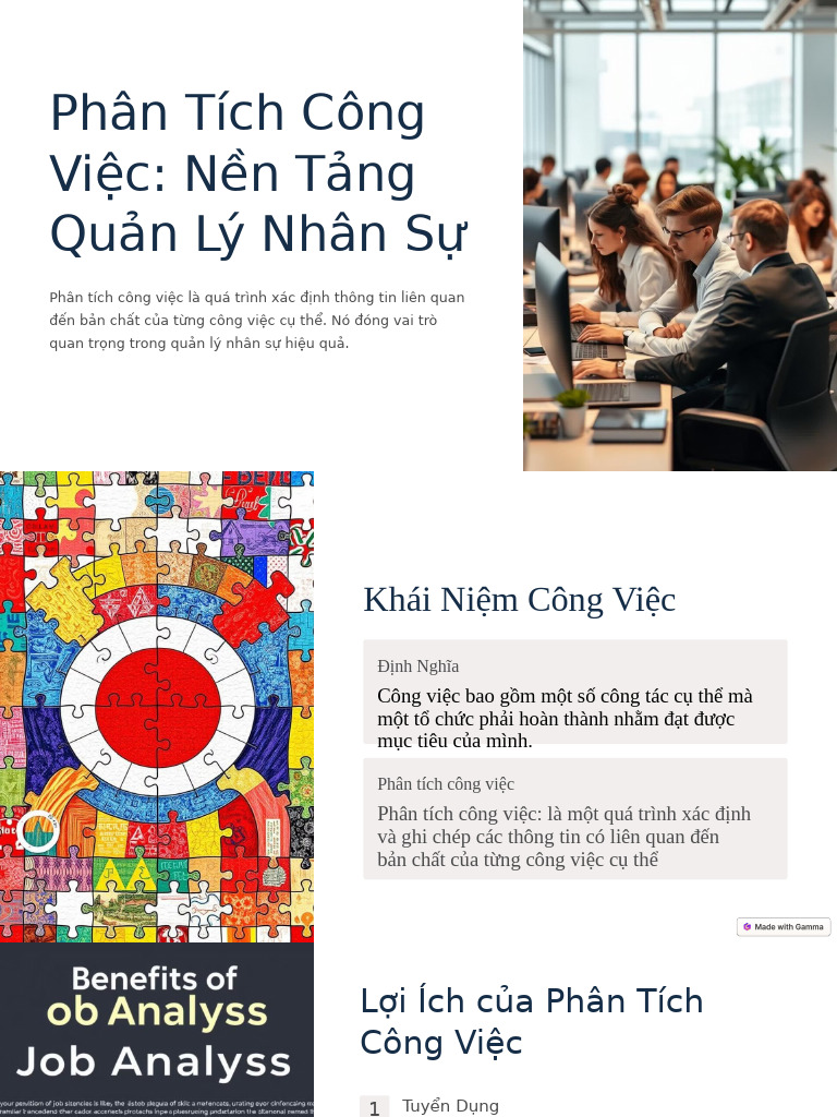 Phan Tich Cong Viec Nen Tang Quan Ly Nhan Su | PDF