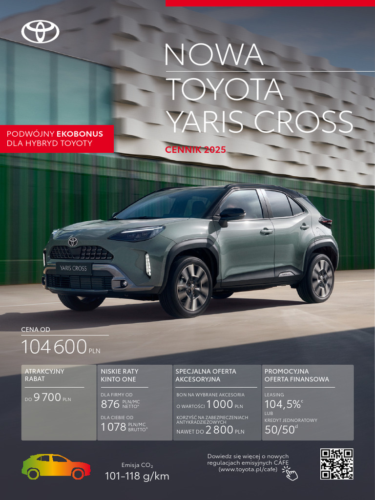 Spec Yaris Cross 2025 | PDF