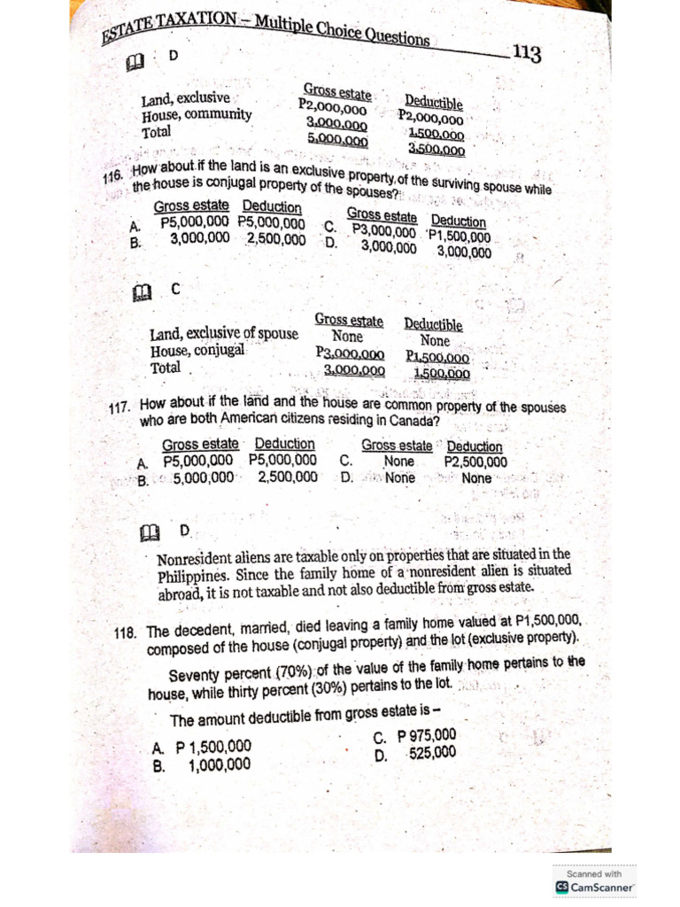 Estate Tax 3 Ooo | PDF