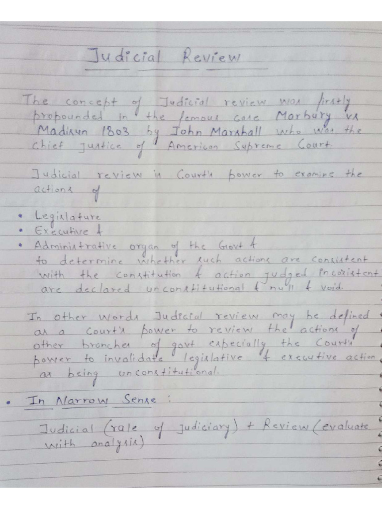 Judicial Review | PDF