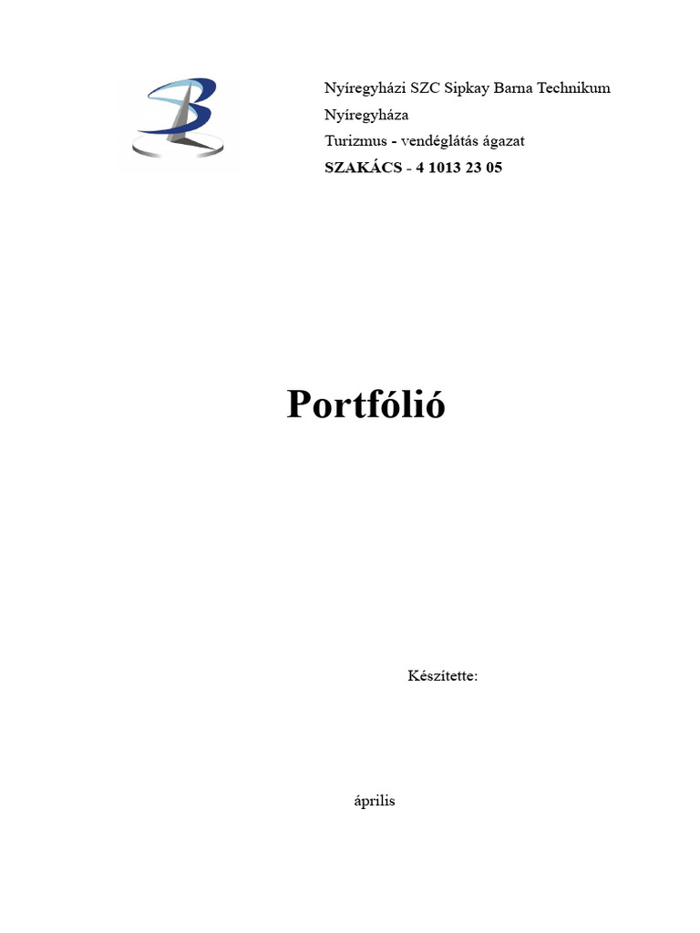 PORTFOLIÓ - Fintor Martin | PDF