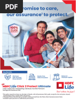 0140035024-HDFC Life Click2Protect Elite Plus - Brochure | PDF | Insurance | Present Value