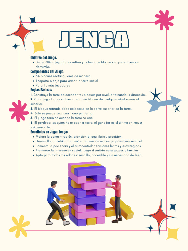 Reglas Básicas del Juego Jenga | PDF