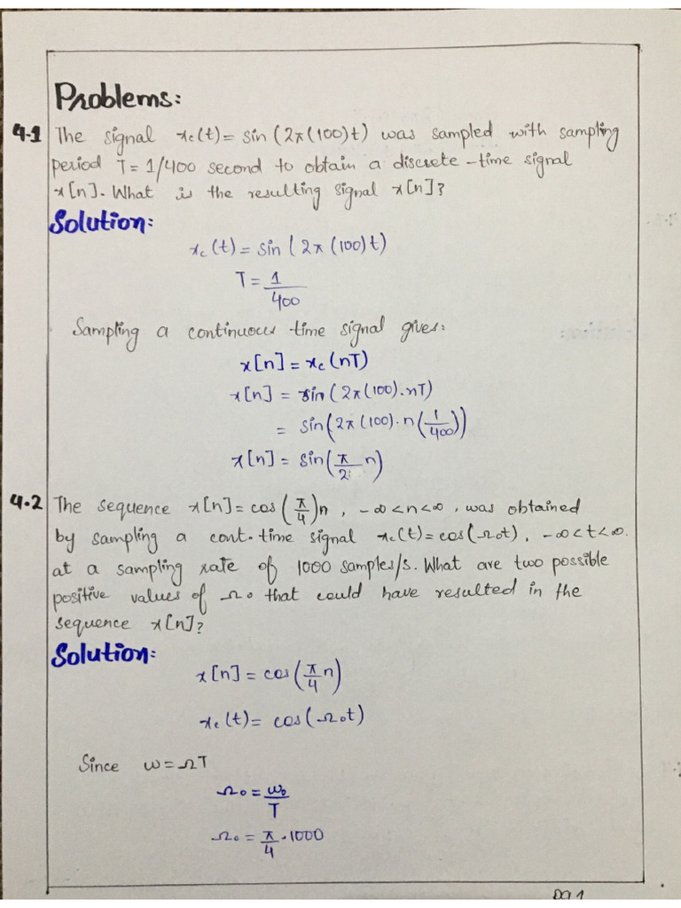 Assignment 2 DSP | PDF