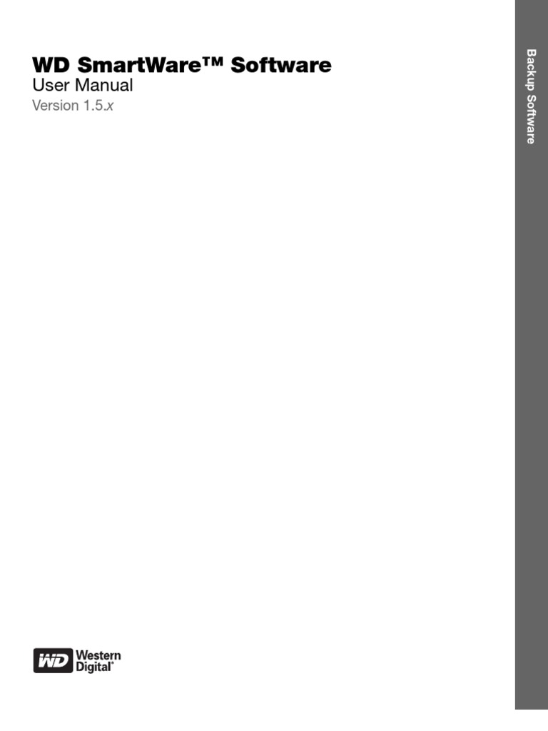 WD Smartware™ Software: User Manual | PDF | Password | Icon (Computing)