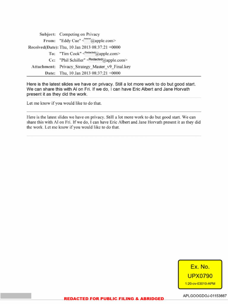 Redacted: Redacted For Public Filing & Abridged | PDF