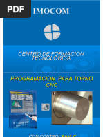 10 Ejemplos de Programacion CNC | PDF | Control numerico | Programación de computadoras