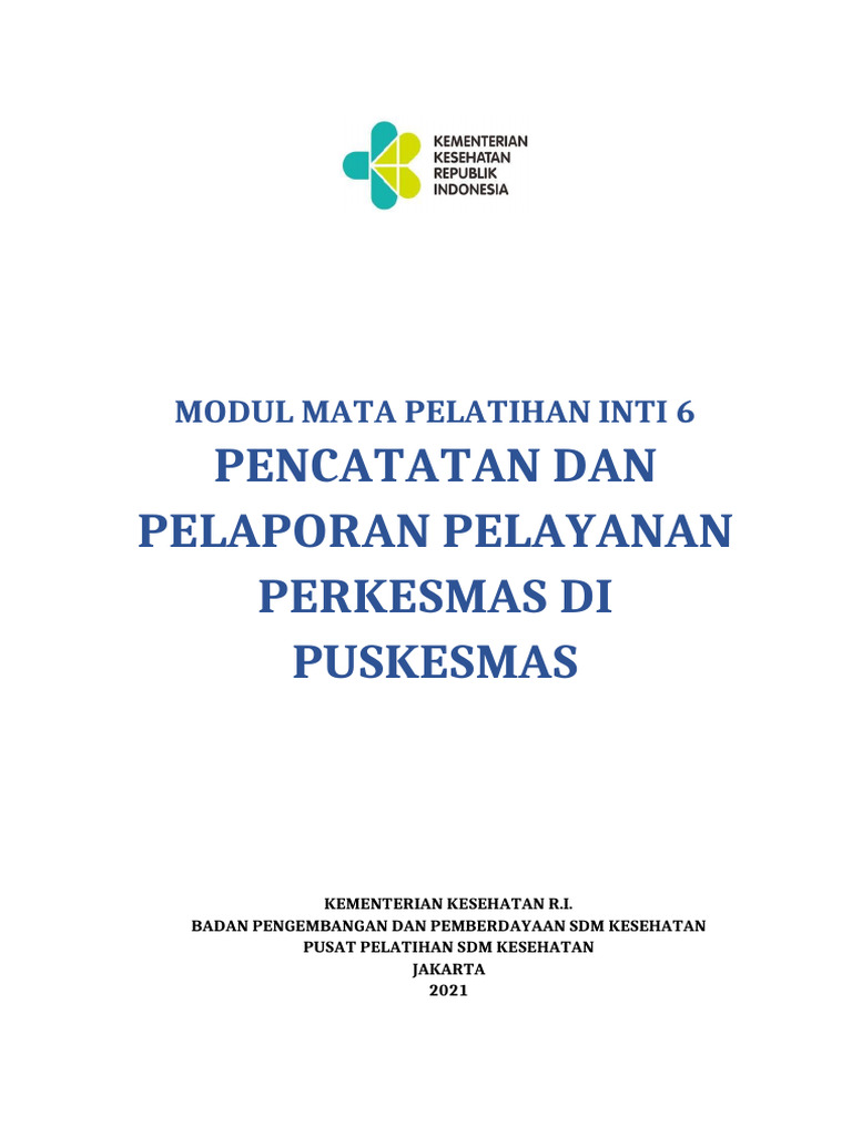 MPI 6. Pencatatan Dan Pelaporan Perkesmas | PDF