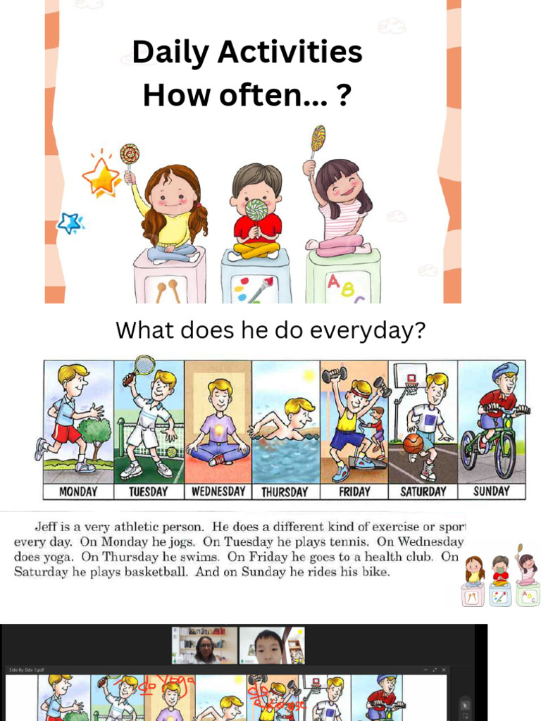 Daily Activities and Frequency Guide | PDF