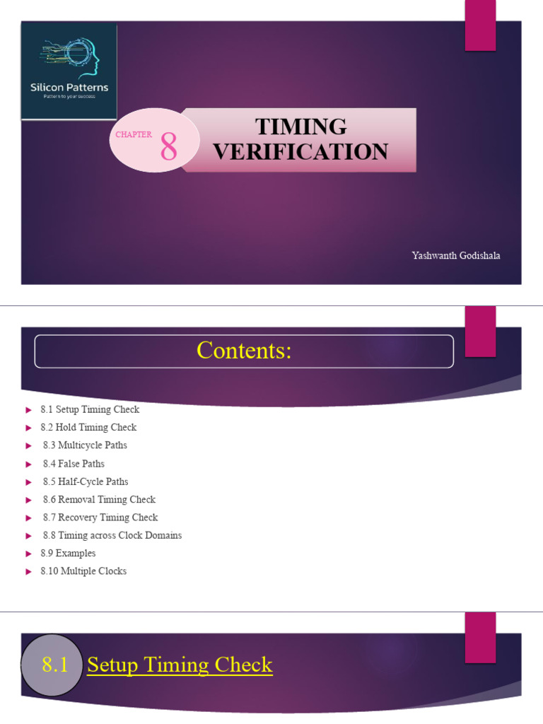 STA Timing Concepts Only | PDF | Electrical Circuits | Computing