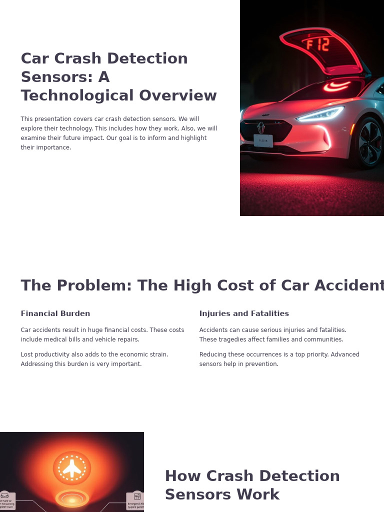 Car Crash Detection Sensors A Technological Overview | PDF | Traffic ...