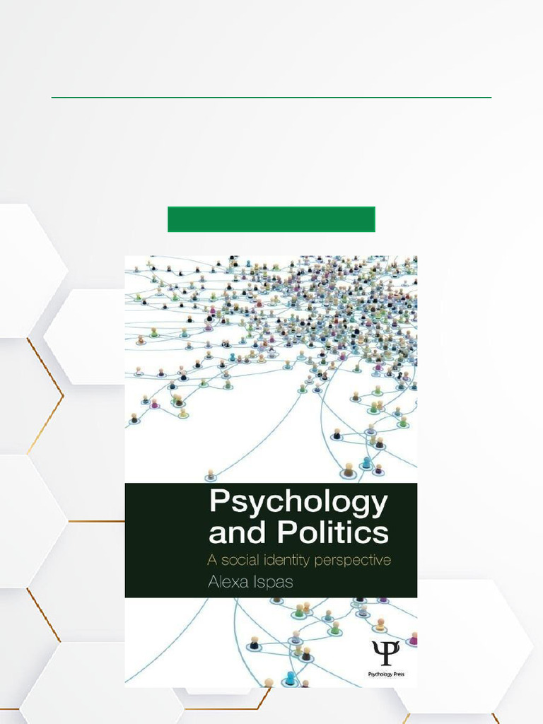 Psychology and Politics A Social Identity Perspective 1st Edition ISBN ...