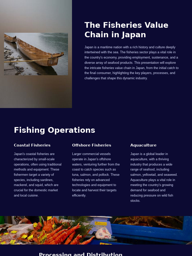 Japan's Fisheries Value Chain Explained | PDF | Aquaculture | Fishery