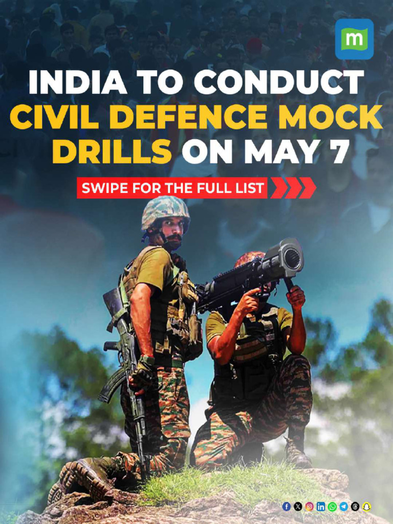 Nationwide Civil Defence Mock Drills On May 7 - 250507 - 025300 | PDF