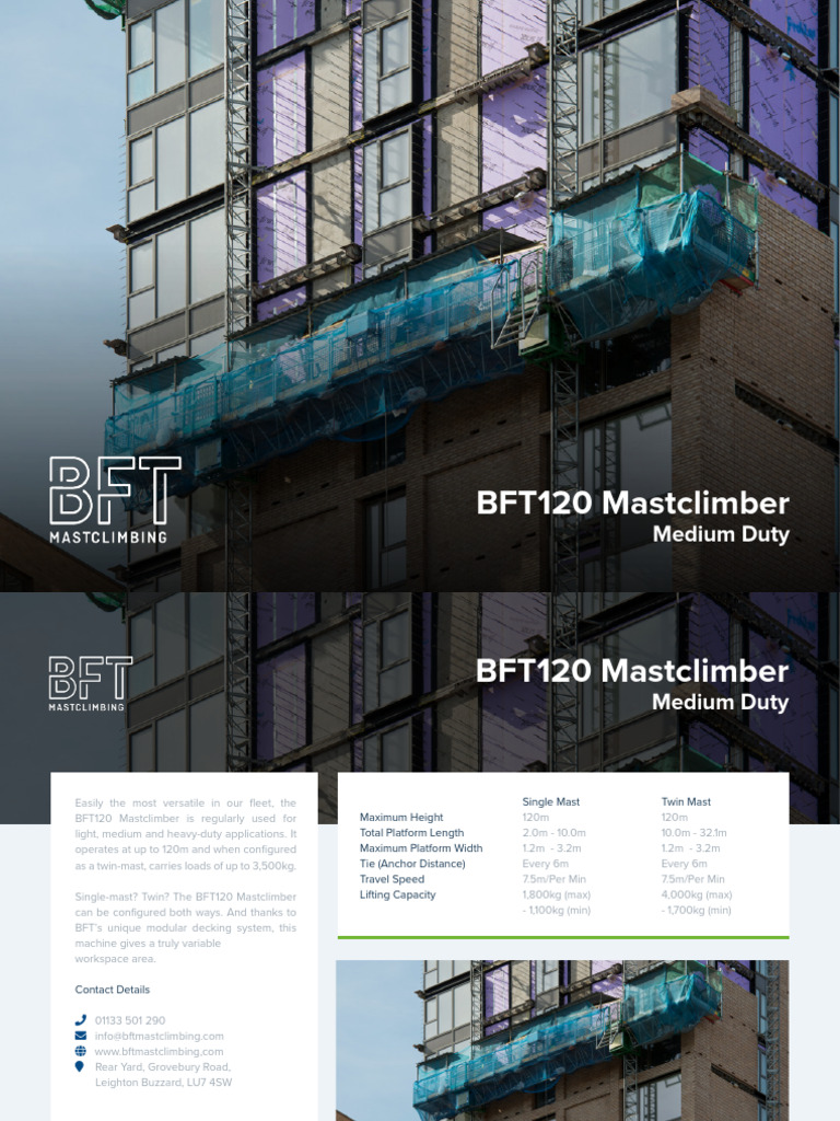 BFT 120 Factsheet | PDF