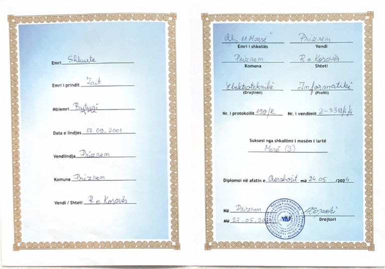 Diploma | PDF