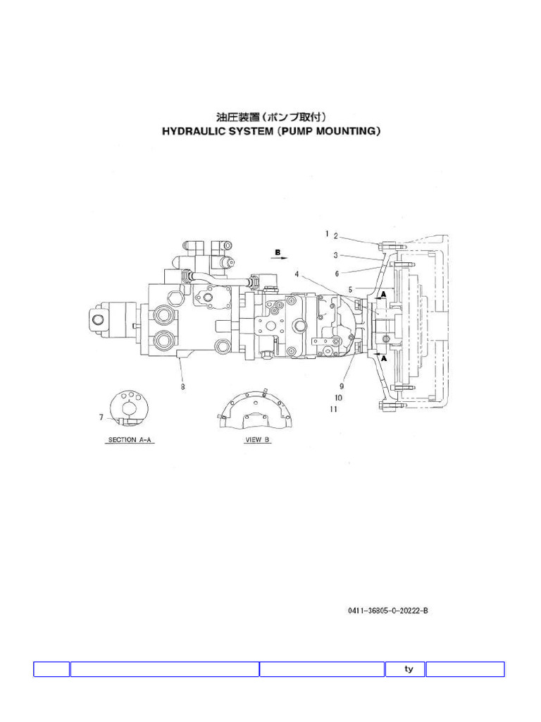 Hydraulic System (Pump Mounting) | PDF