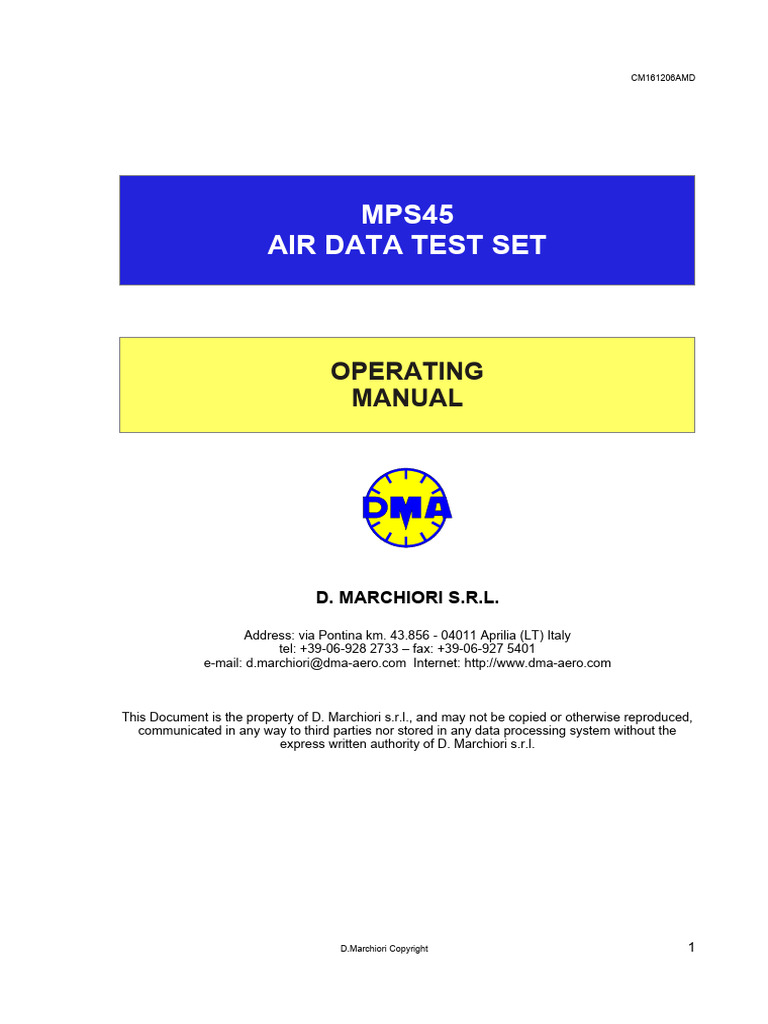Mps 45 | PDF | Airspeed