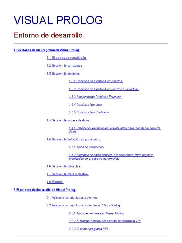 Visual Prolog | Descargar gratis PDF | Ventana (informática) | Programa ...