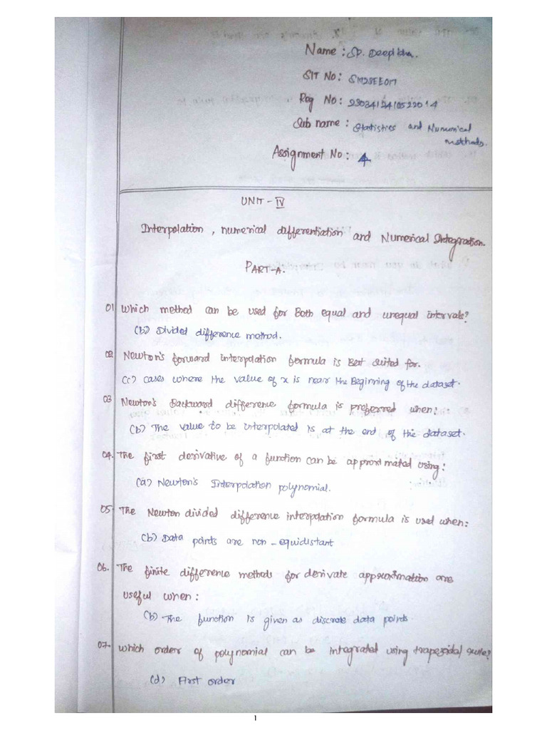 SNM Assignment - 4 | PDF