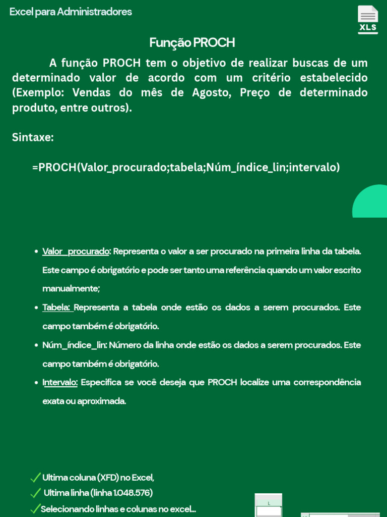 A Função PROCH | PDF