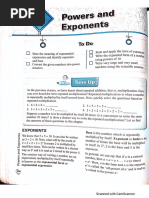 Class 8 Exponents & Powers Worksheet | PDF