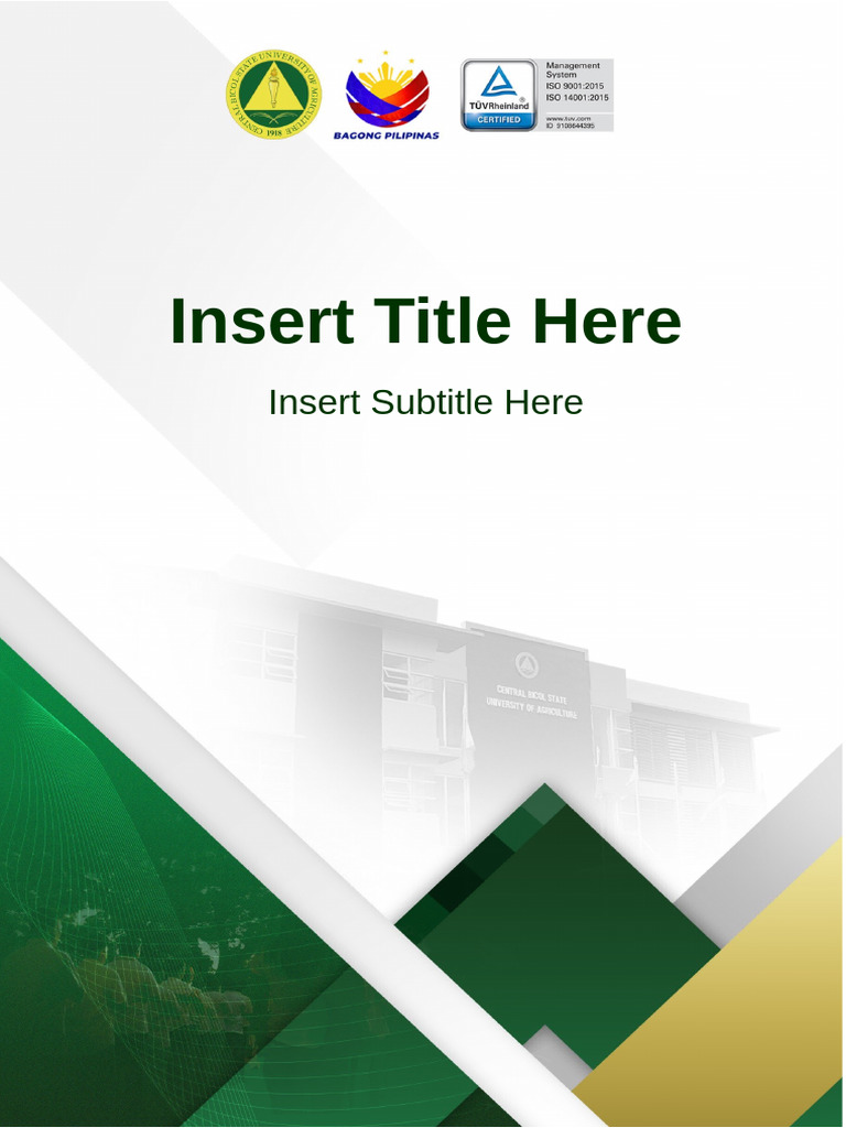 B. 1. Cover Page Template | PDF