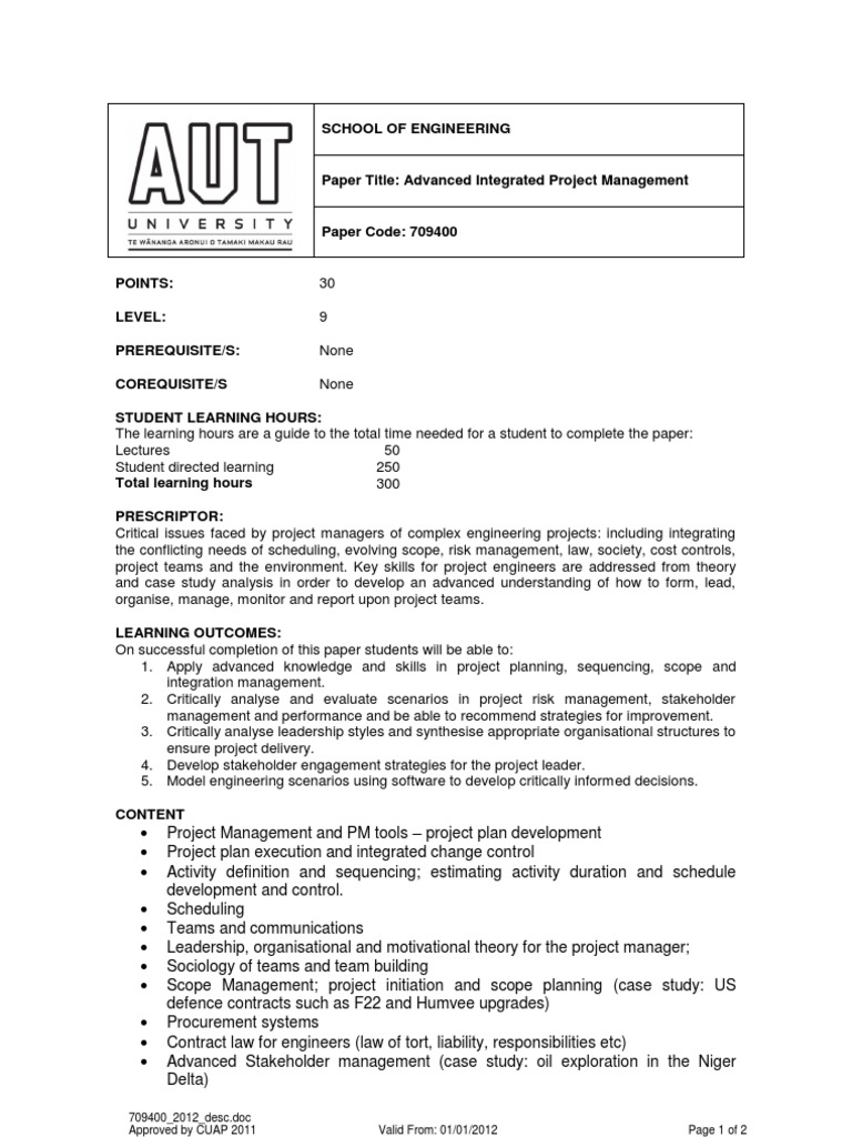 AIPM | PDF | Project Management | Risk Management